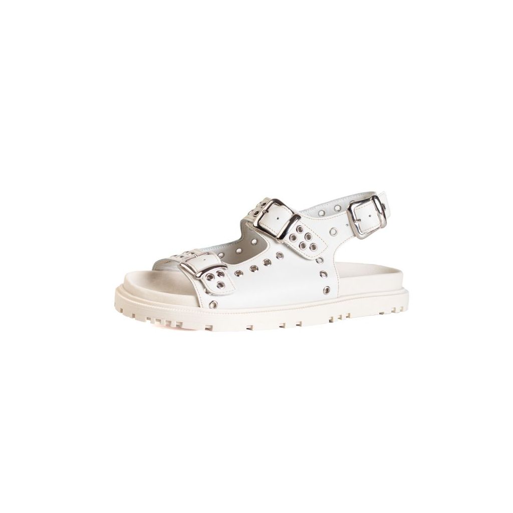 SANDALIA 9129 BEIGE CON 2 HEBILLAS Y HOJALILLOS PL | Comprar Online en ...